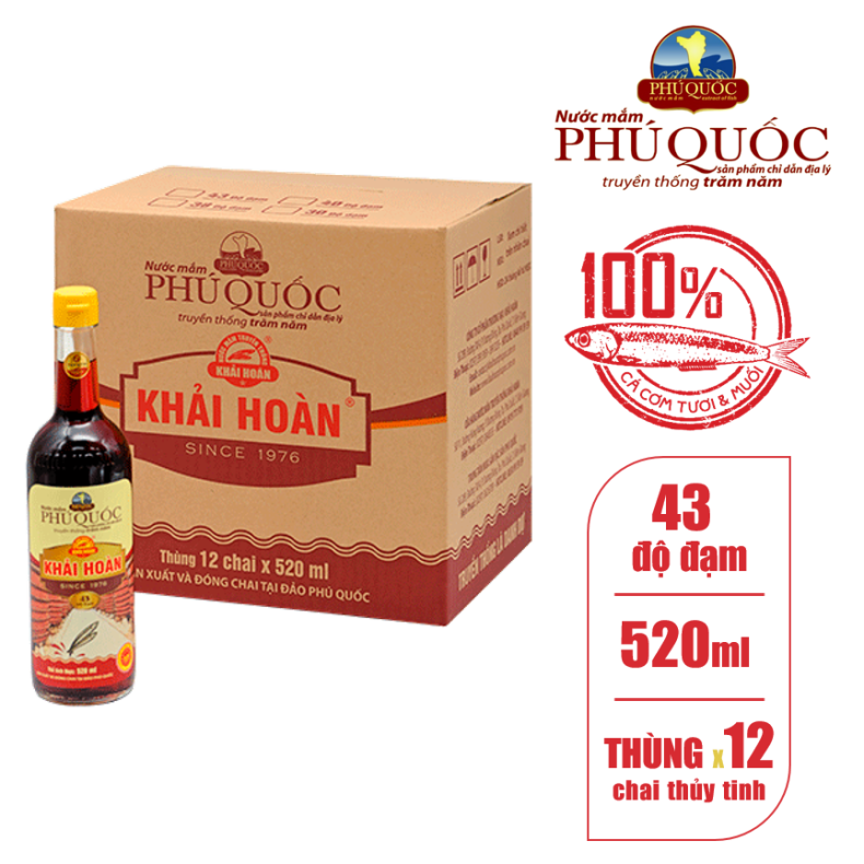 Khai Hoan Traditional Fish Sauce - Nước Mắm Khải Hoàn Phú Quốc